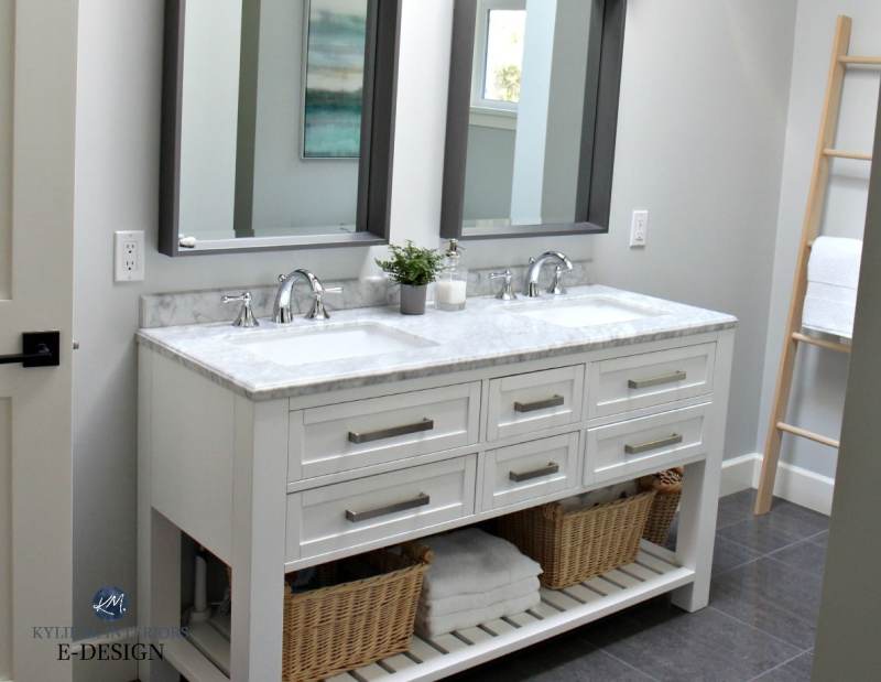 Gray Cloud Benjamin Moore Bathroom - Paint Color Ideas
