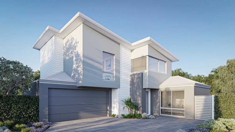 Narrow Two Story House Plans - Paint Color Ideas