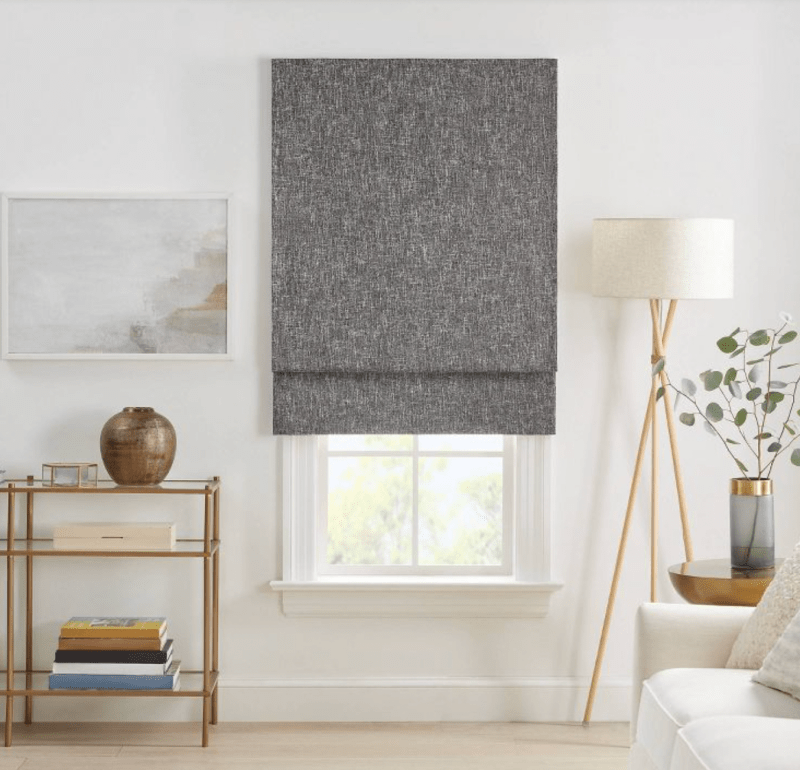 Beige Blinds With Grey Walls - Paint Color Ideas