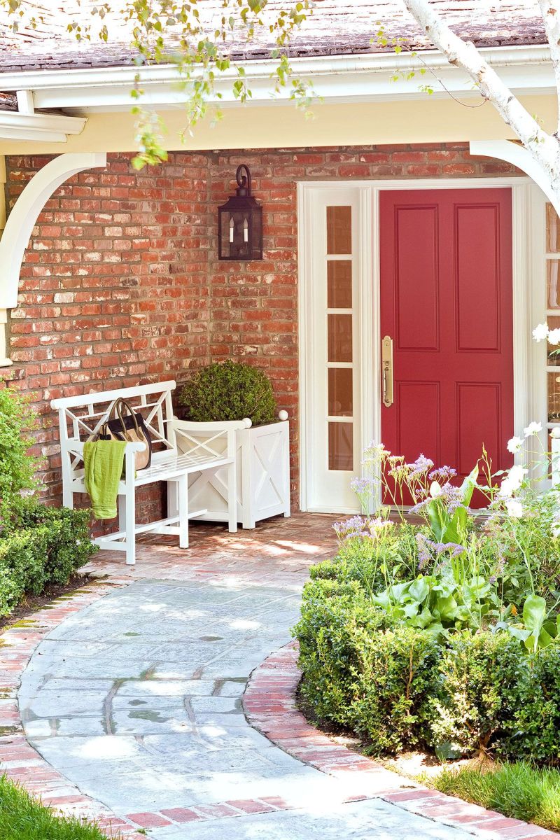Exterior Paint Colors That Look Good With Red Brick - Paint Color Ideas