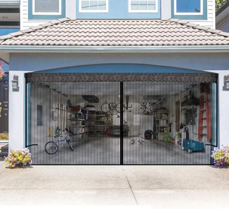 Screen For Two Car Garage - Paint Color Ideas